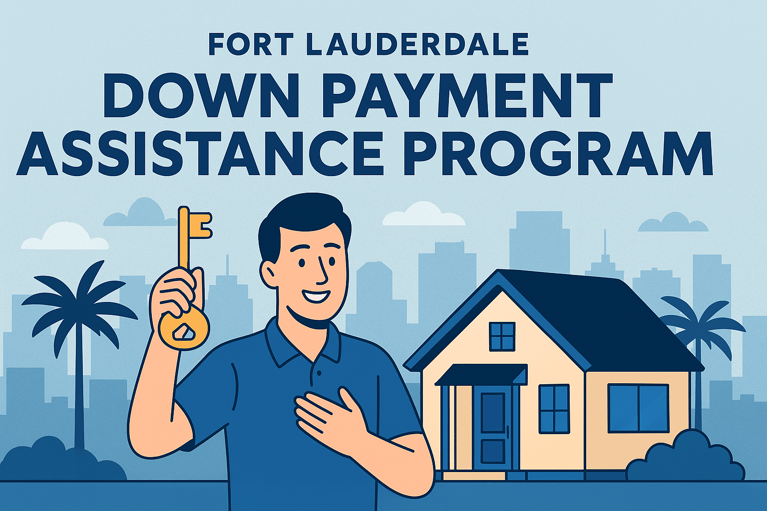 Fort Lauderdale Down Payment Assistance Program | $75,000 for First-Time Homebuyers